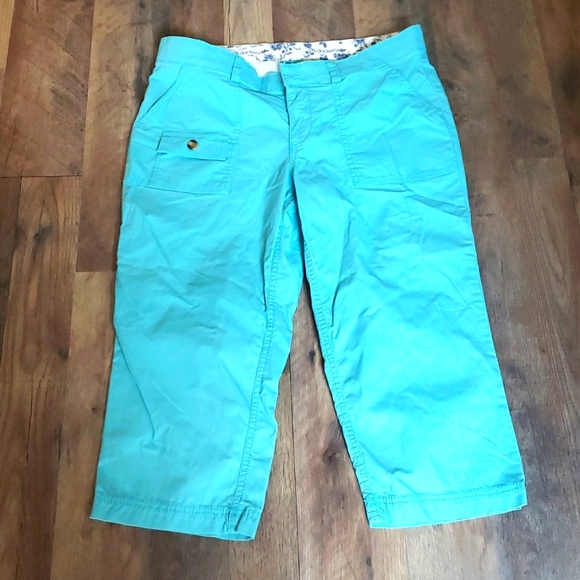 Dockers | Pants & Jumpsuits | Dockers Light Blue Capris | Poshmark